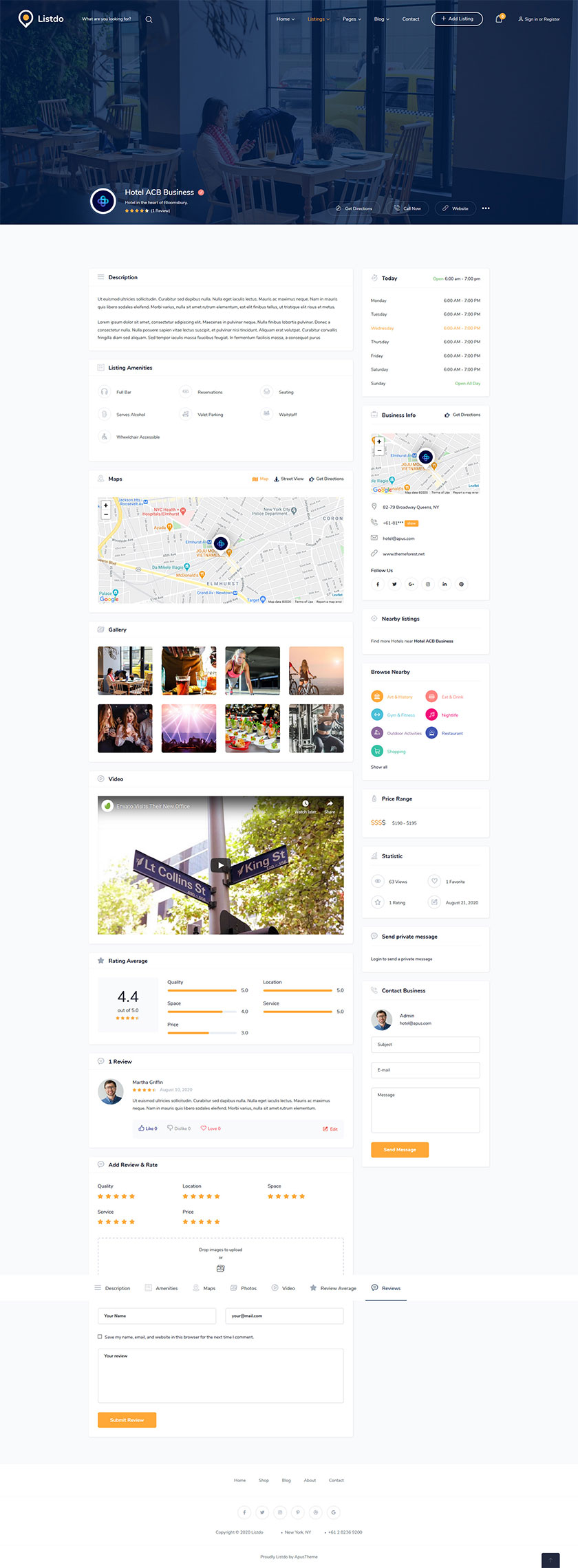 Listdo - Listing Directory Wordpress Theme